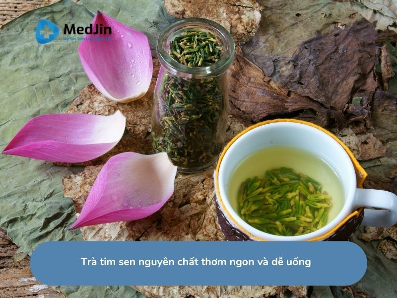 Cách pha trà tim sen trị mất ngủ và lưu ý quan trọng